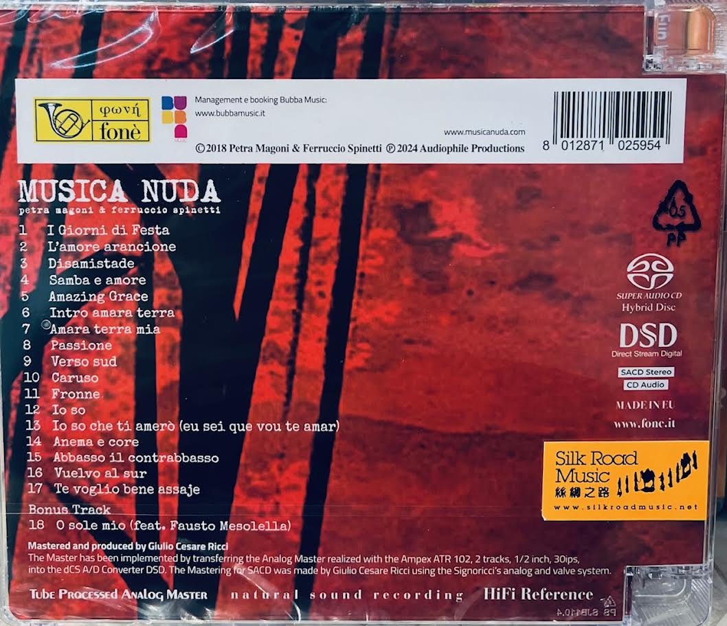 MUSICA NUDA - VERSO SUD (SACD) CD – MUSICCDHK