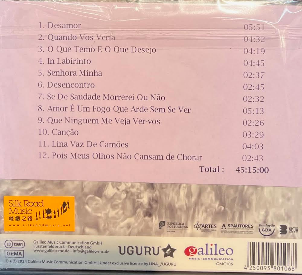 LINA CARDOSO RODRIGUES - Fado Camões (CD) – MUSICCDHK