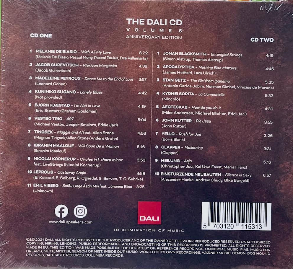 THE DALI CD VOLUME 6 ANNIVERSARY EDITION - VARIOUS ARTISTS (CD) – MUSICCDHK