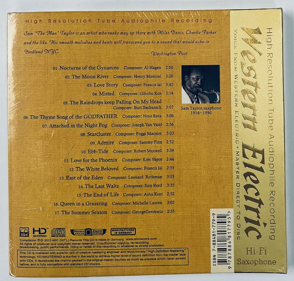 SAM TAYLOR - 1968 HI-FI SAXOPHONE (CD) – MUSICCDHK