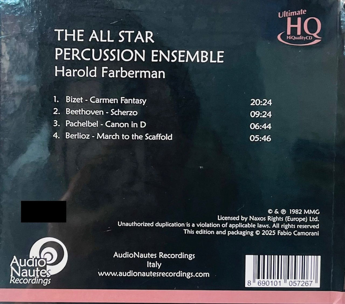 HAROLD FARBERMAN - THE ALL STAR PERCUSSION ENESBLE (UHQCD) CD MADE IN ...