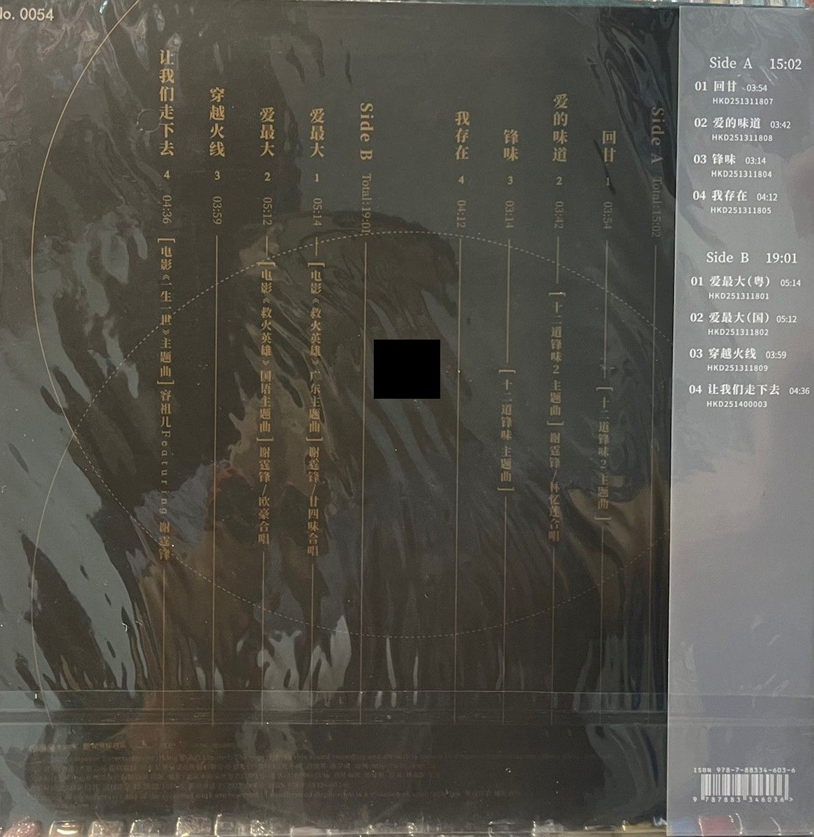 NICHOLAS TSE - 謝霆鋒 CHEF NIC 鋒味 WHITE VINYL – MUSICCDHK