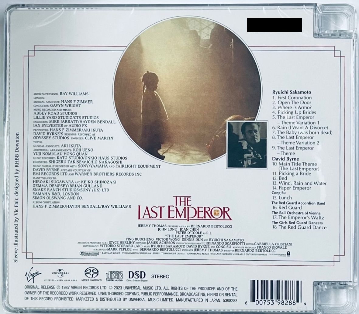 THE LAST EMPEROR - DAVID BOWIE & RYUCHI SAKAMOTO 0.S.T (SACD) MADE IN ...