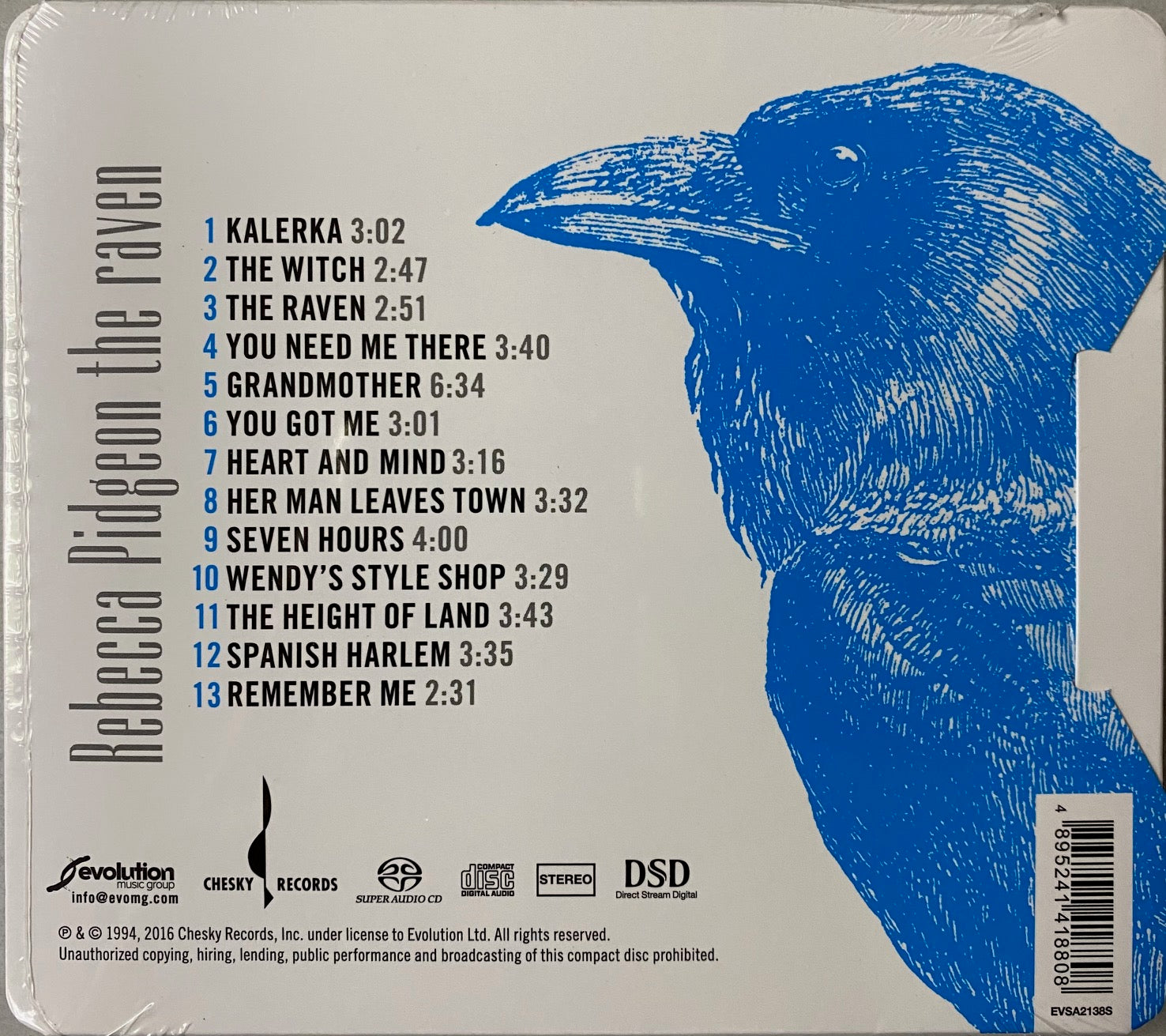 REBECCA PIDGEON - THE RAVEN (SACD) – MUSICCDHK