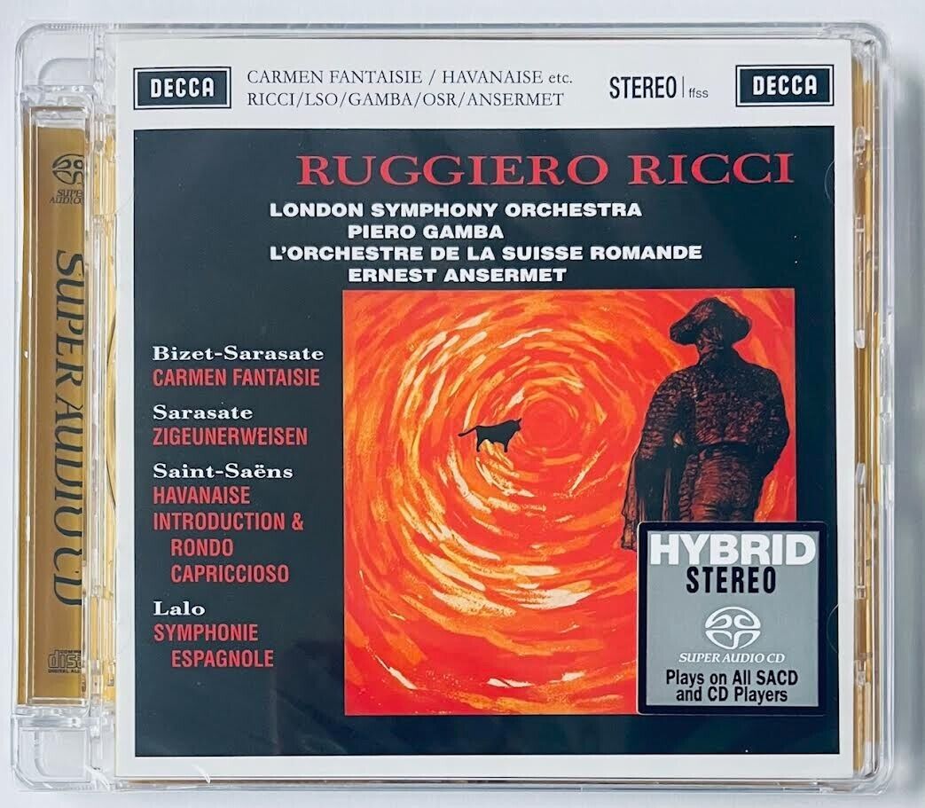 RUGGIERO RICCI - CARMEN FANTASIE HAVANAISE (SACD) MADE IN JAPAN – MUSICCDHK
