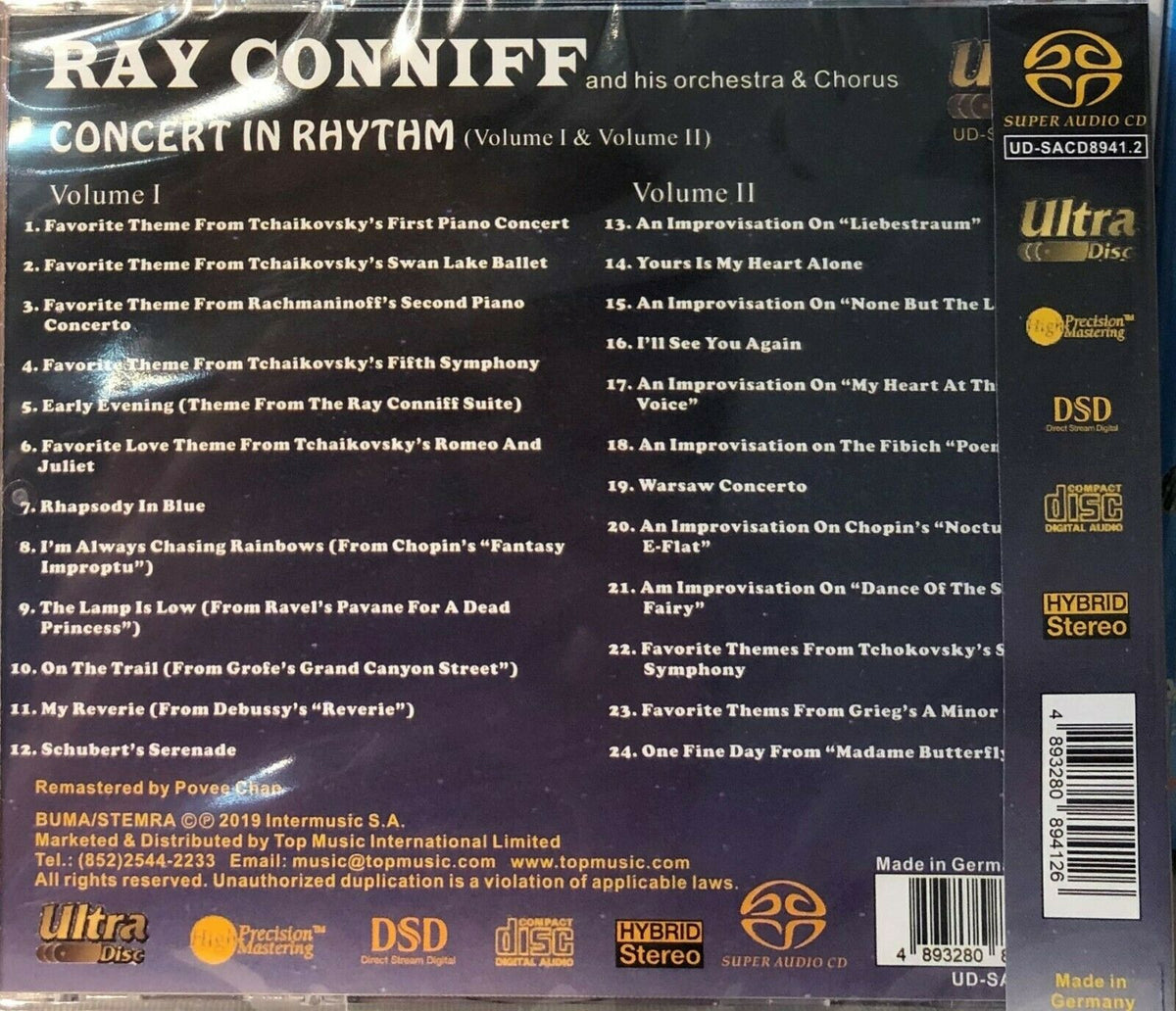 RAY CONNIFF - CONCERT IN RYHTHM I & II (SACD) MADE IN GERMANY – MUSICCDHK