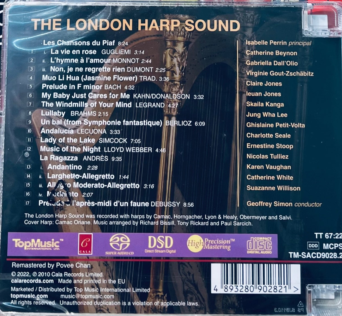 THE LONDON HARP SOUND - GEOFFREY SIMON (SACD) MADE IN EU – MUSICCDHK